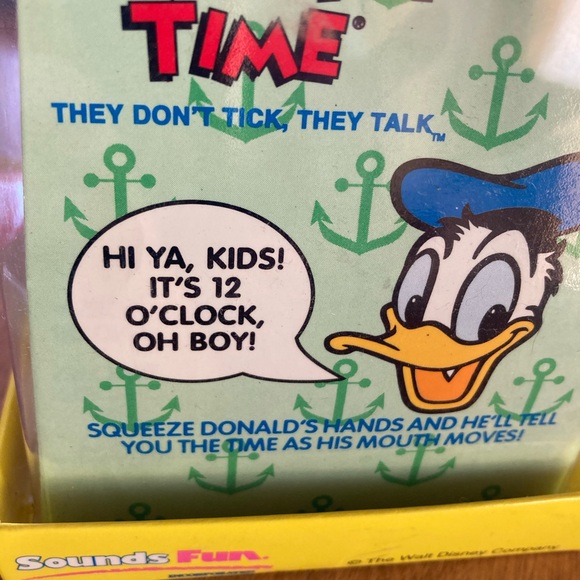 Sounds Fun | Accessories | Rare And Vintage Disney Talking Time Watch ...